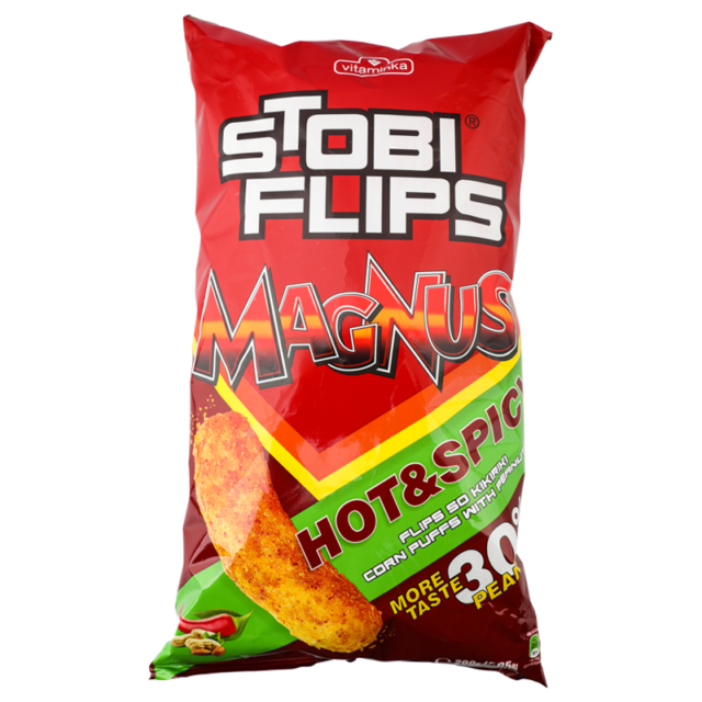STOBI FLIPS MAGNUS HOT 200gr – Sach Pizza Prishtine